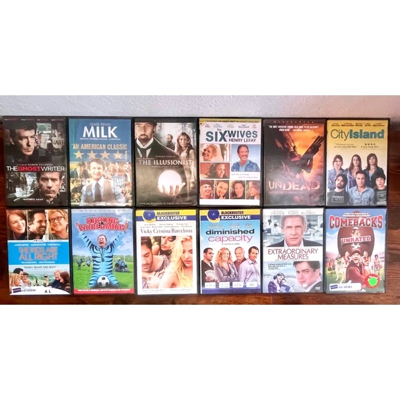 Media | Set Of 12 Blockbuster Original Dvd Movies Film Collection ...